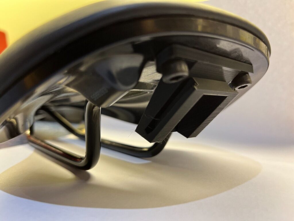 Topeak Aero Wedge Quick Clip to Trek Bontrager Saddle Mount - Squashyware