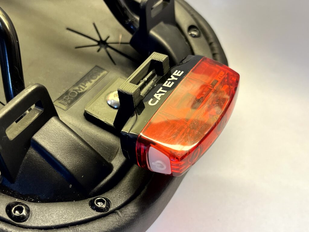 Brompton Saddle to CatEye Light Mount – Squashyware